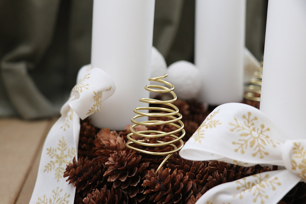 DIY juletræer i tråd - hjemmelavet julepynt til juledekorationen